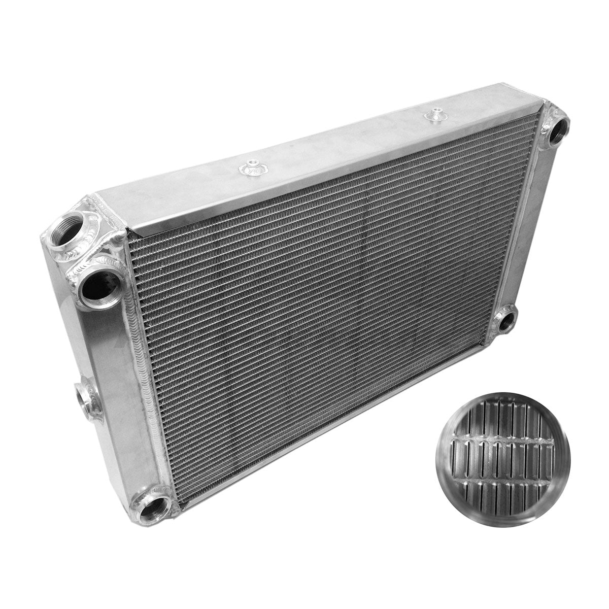3 Row EMC x3 High Performance Modular Radiator 26x19" Aluminum 7x -20A ...